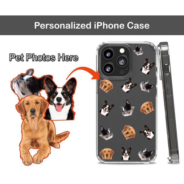 Personalised Phone Case Dogs Face - Etsy