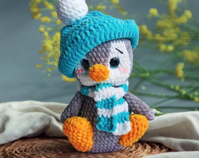 Crochet Cute Penguin Pattern | CROCHET PATTERN | Amigurumi pattern ...