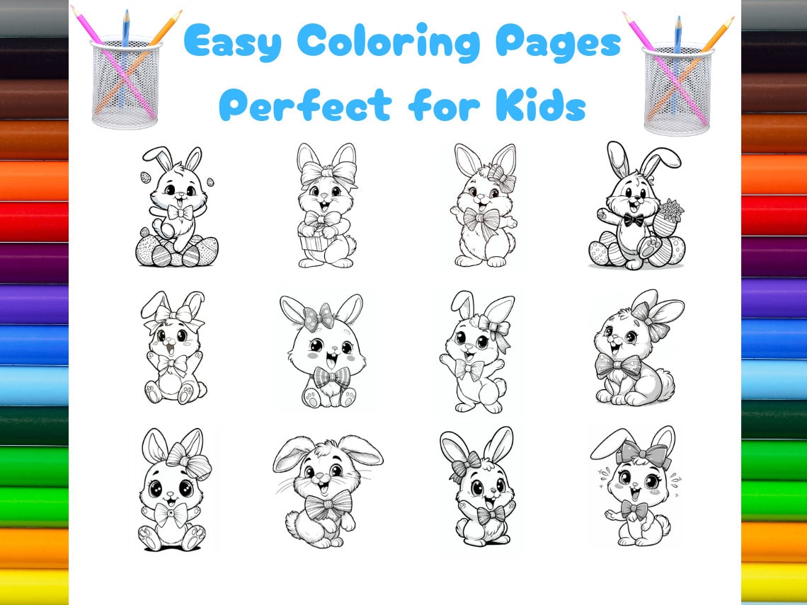 Easy COLORING PAGES for KIDS Printable, Children's and Preschoolers ...