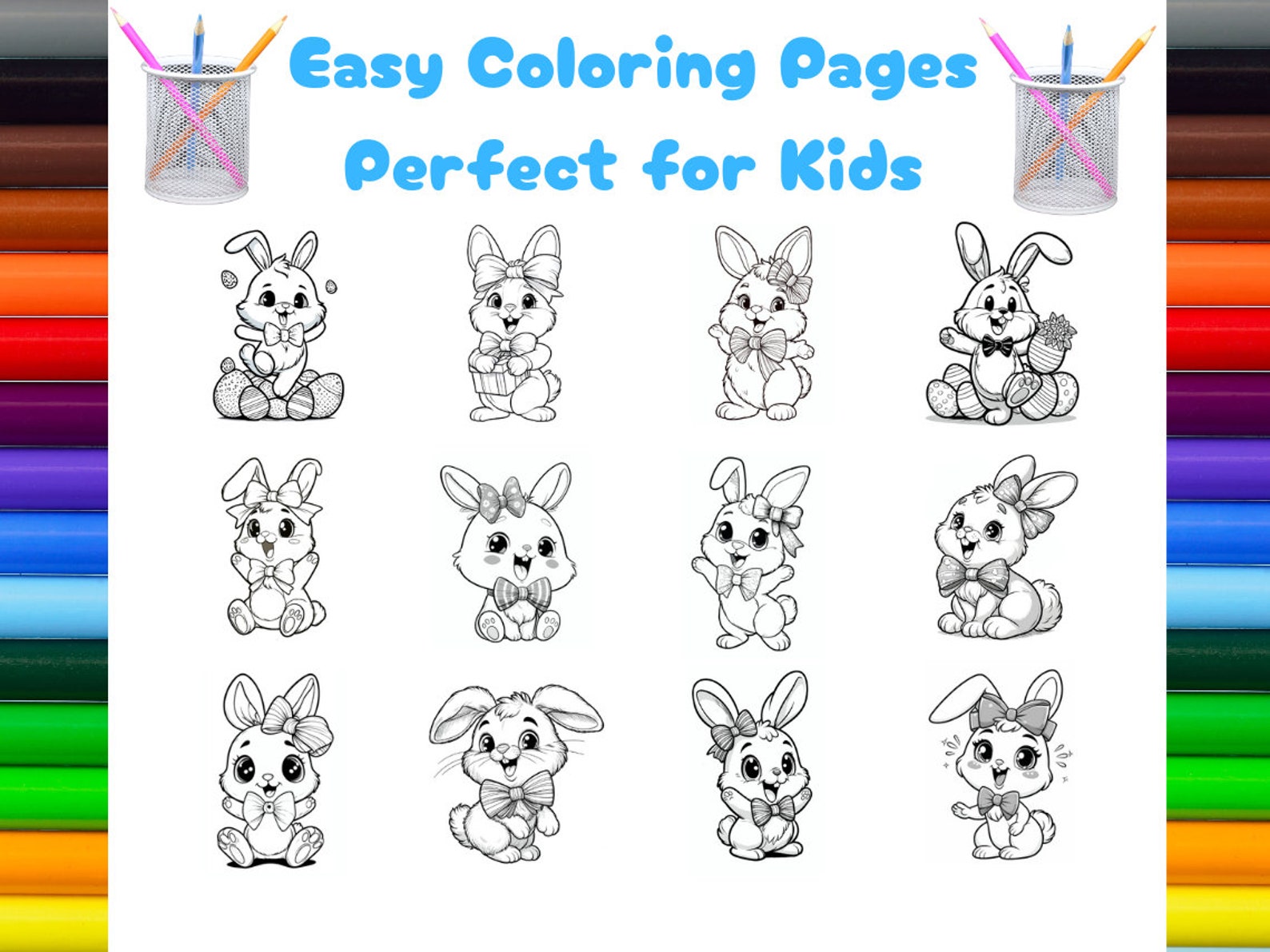Easy COLORING PAGES for KIDS Printable, Children's and Preschoolers ...
