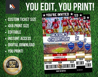 49ers Birthday - Etsy