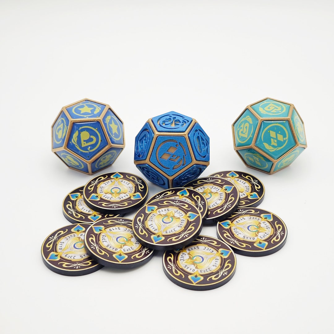 Aventurine Dice, Aventurine Coin,aventurine Cosplay Dice, Honkai Star ...