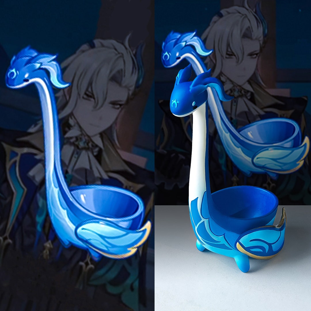 Neuvillette Hydro Dragon,hydro Dragon Spoon, Genshin Impact ...