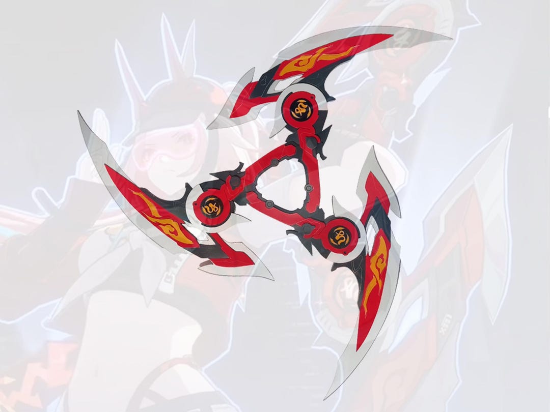 Arma Rappa, inspirada en Honkai Star Rail, accesorios de cosplay Rappa ...