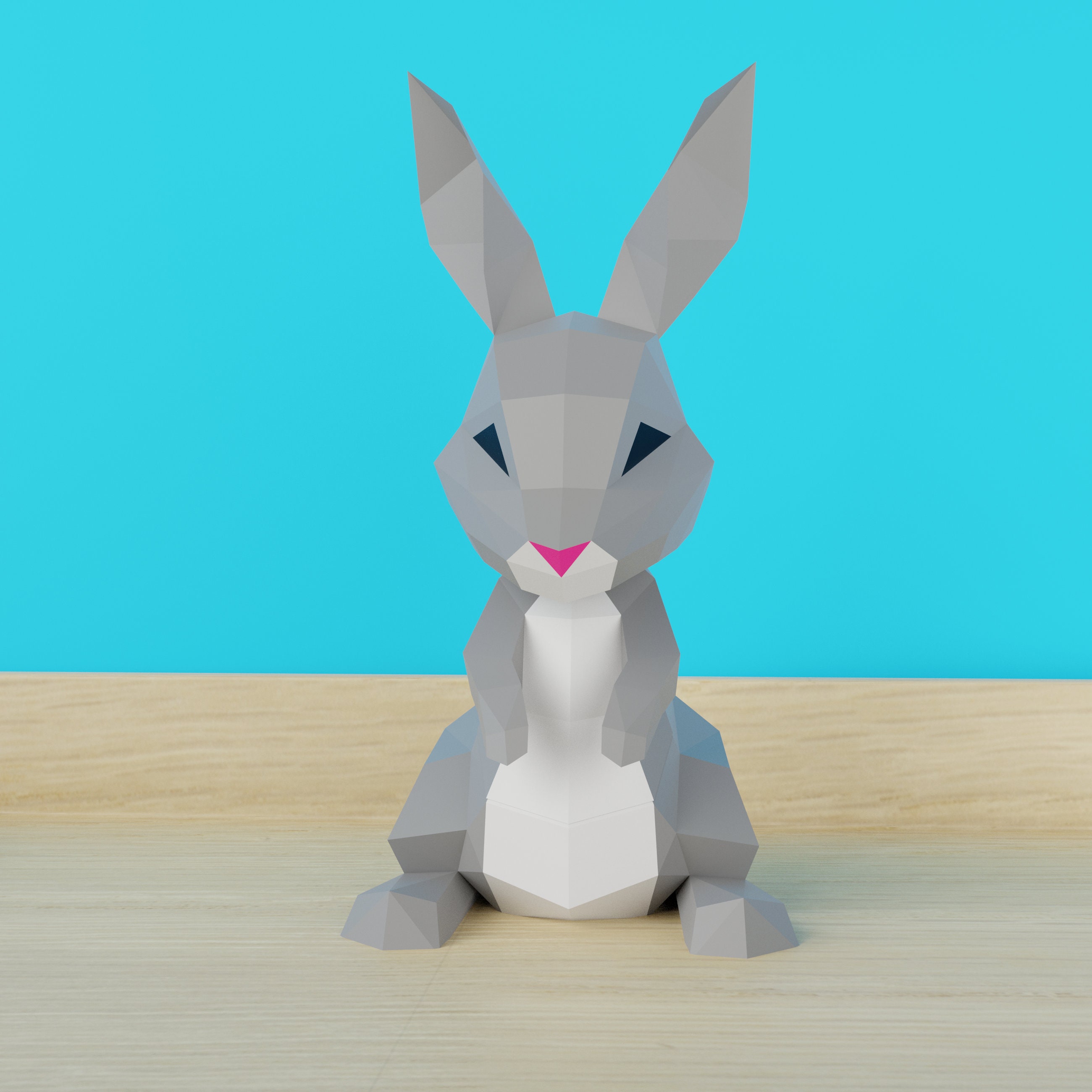 Easter Bunny Candy Jar 3d Papercraft Model, Easter Papercraft, Easter ...