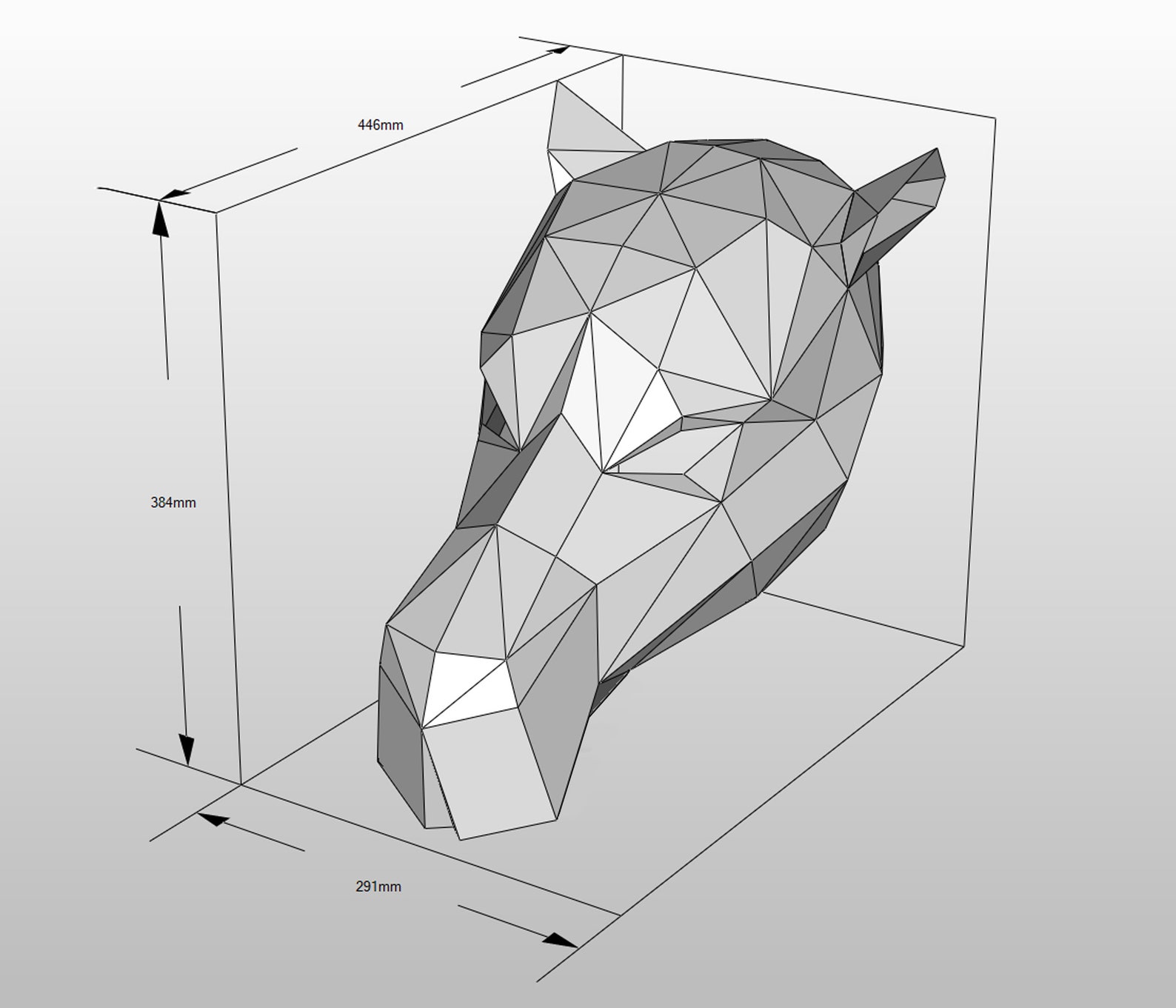 Camel Papercraft Mask, DIY Digital Mask Template, Low Poly 3d Mask,stag ...