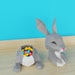 Easter Bunny Candy Jar 3d Papercraft Model, Easter Papercraft, Easter ...