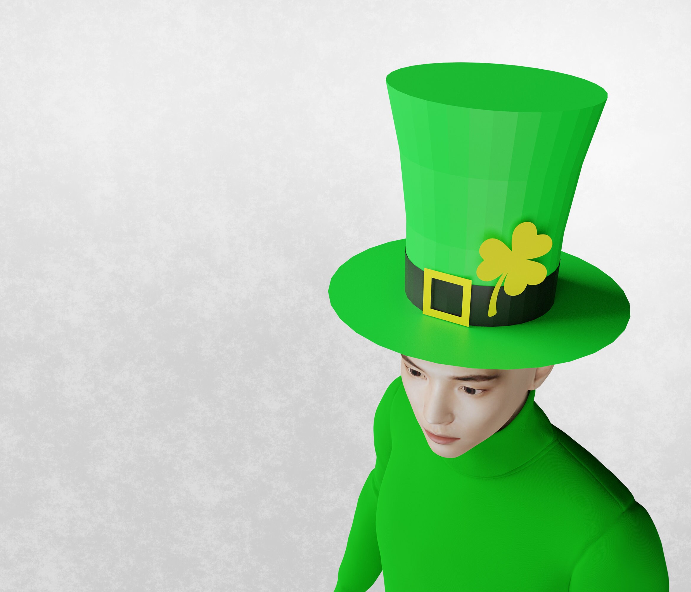 St Patrick Irish Hat, Papercraft Digital Template, St Patrick ...
