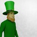 St Patrick Mask + Hat, Papercraft Digital Template, St Patrick ...