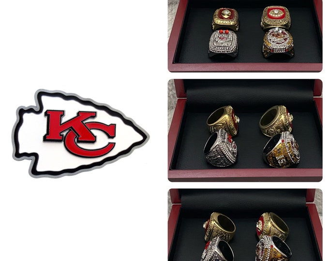 Kansas City Chiefs Replica Super Bowl Ring Box Set - Etsy