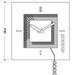 Square Small Wall Clock, Perfect for Gift - Etsy
