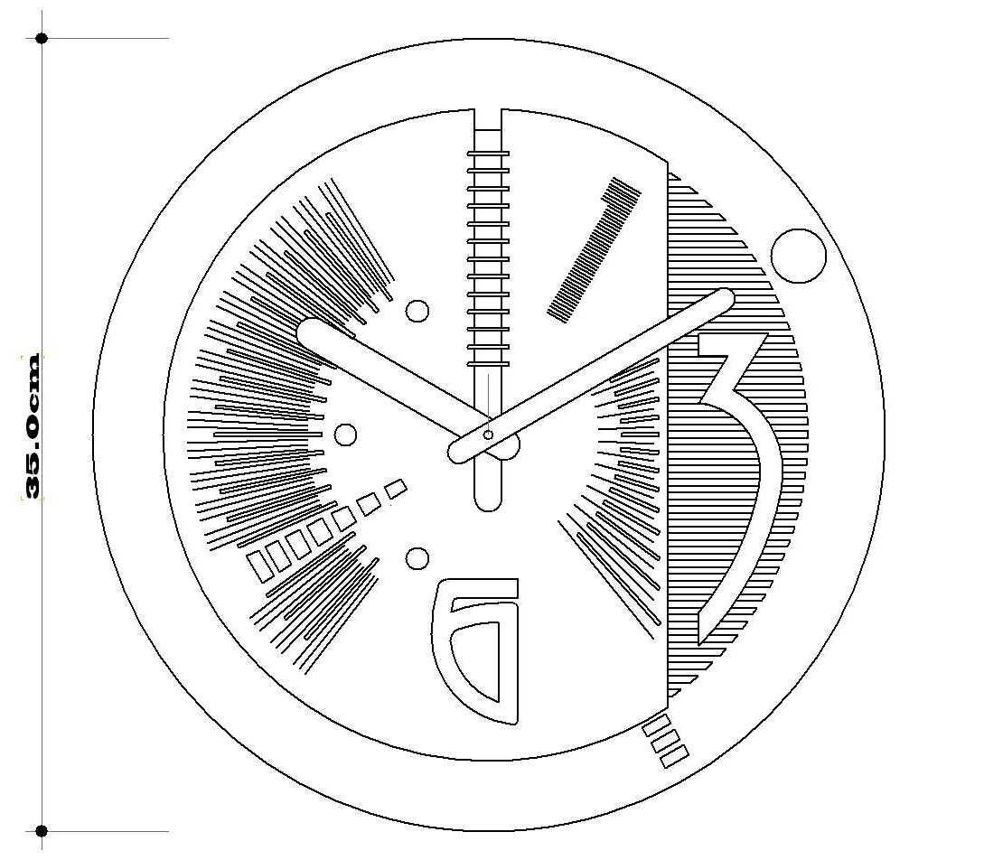 Beautiful Round Wall Clock, Multicolour, Industrial Style. - Etsy