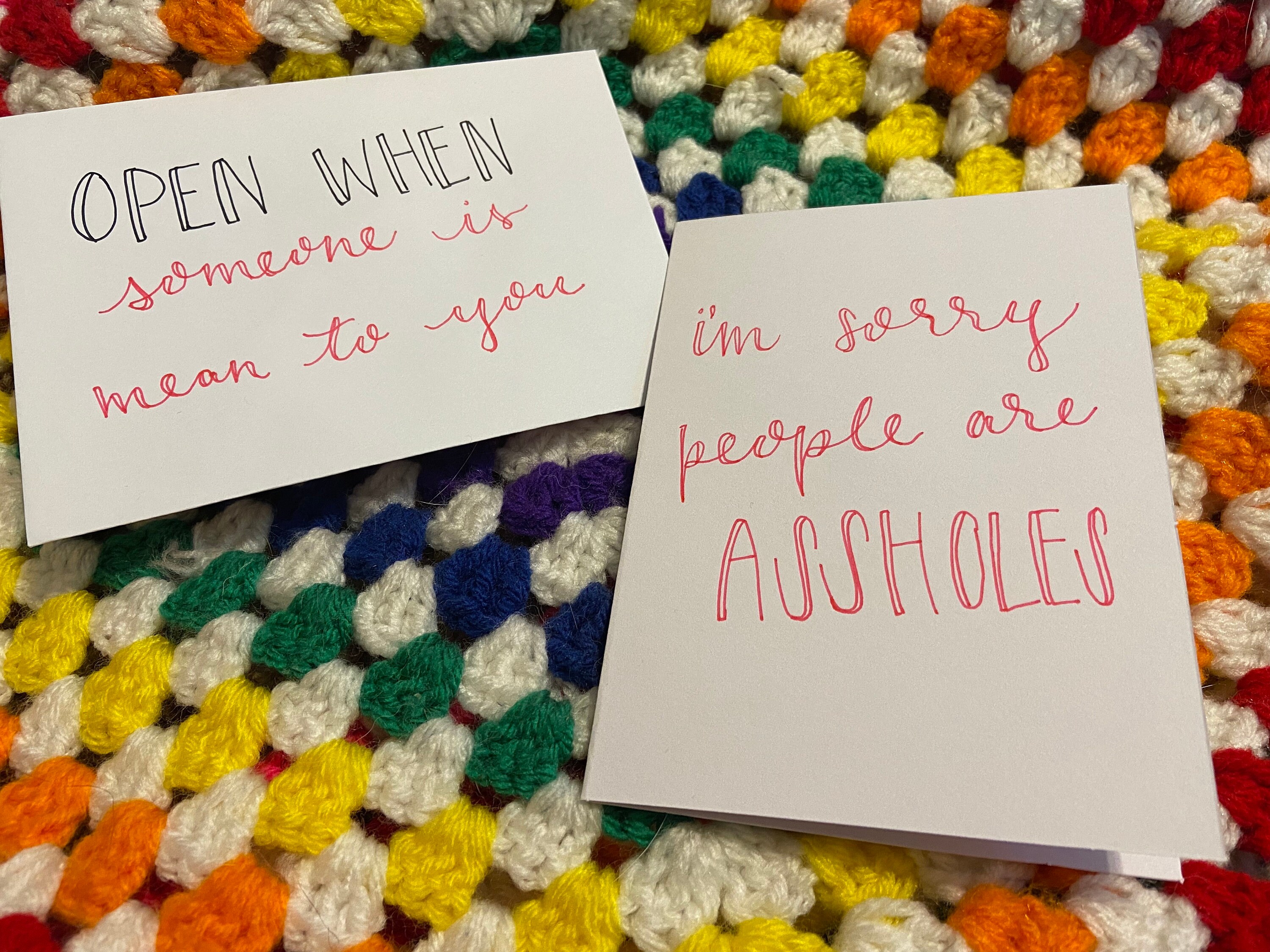 Set of 12 open When Cards explicit - Etsy