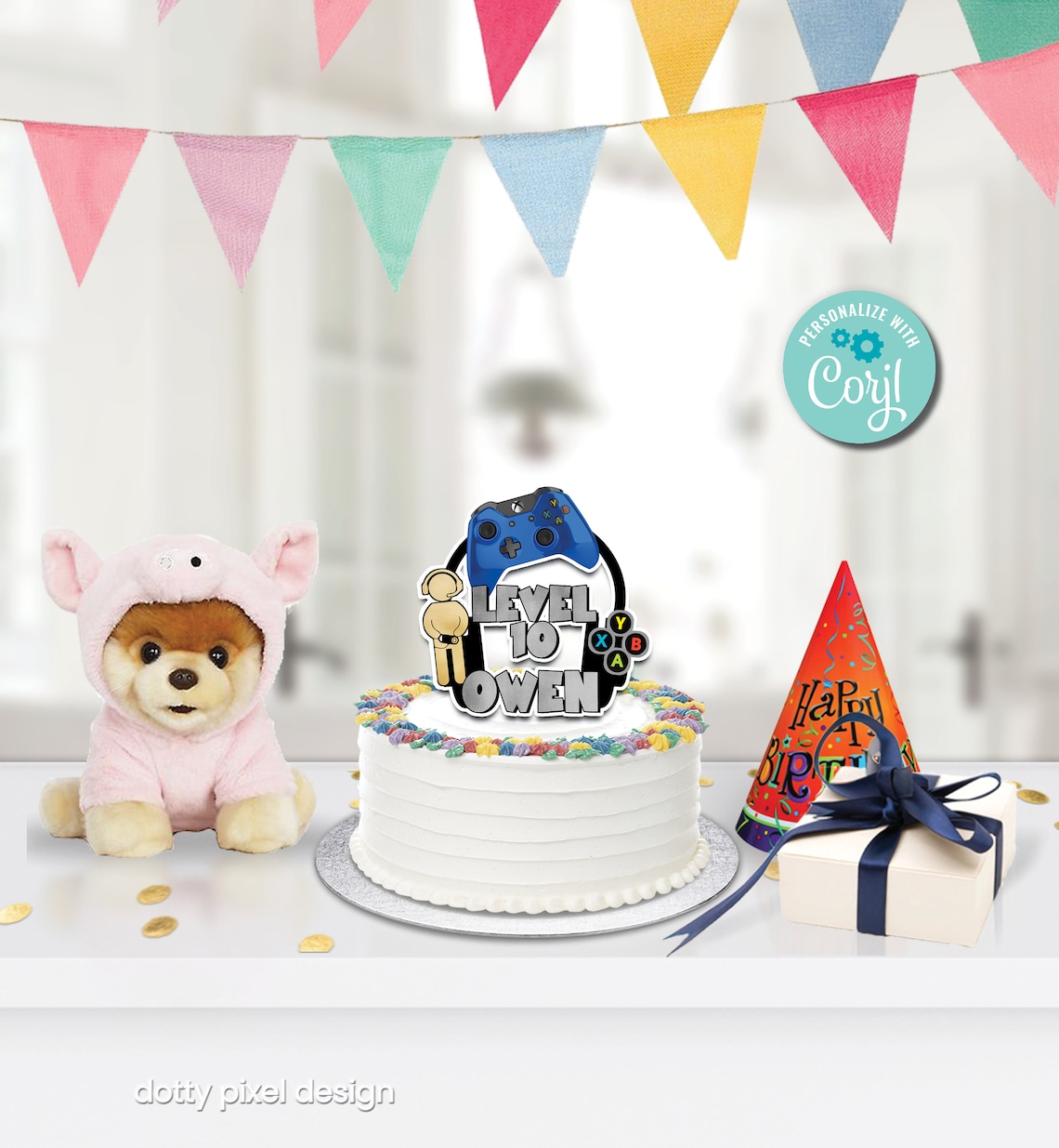 Printable Xbox Cake Topper Controller Game Cake Toppers - Etsy