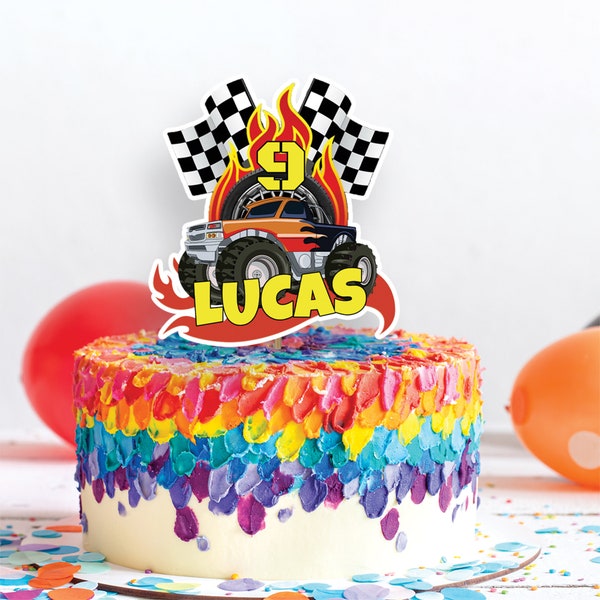 Monster Truck Cake Topper - Etsy