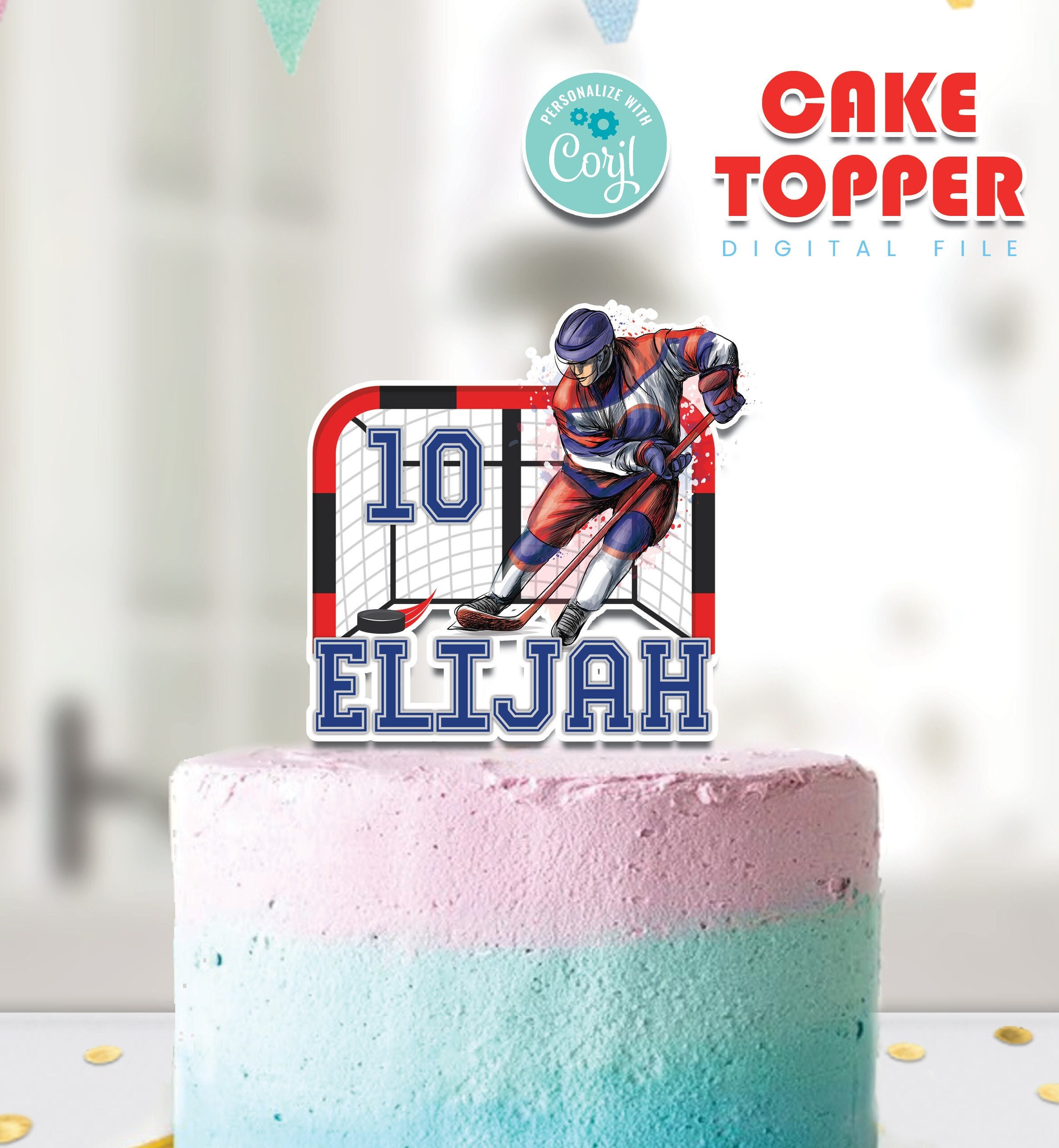 Homemade Hockey Cake