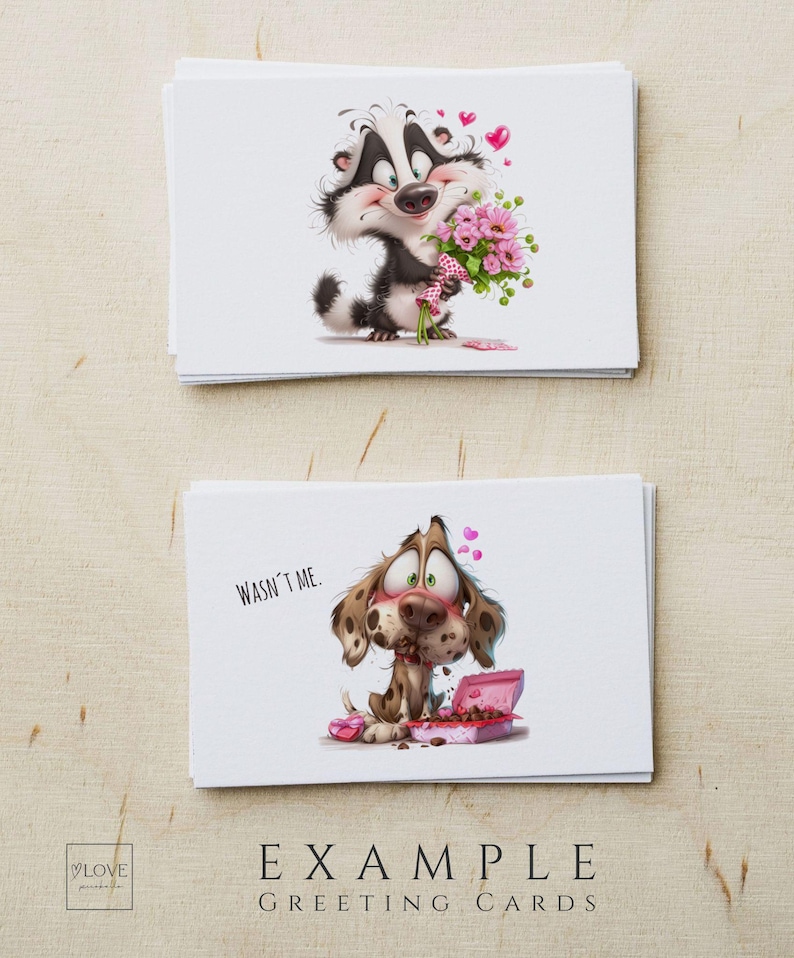 Valentine Cuties Clipart Bundle – 30 Cute Valentine Animals PNG ...
