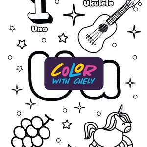 Learn Spanish Vowels Coloring Pages (instant Download) | Aprende Las ...
