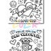Bilingual Valentine's Day Coloring Pages | Paginas De Colorear Bilingue ...