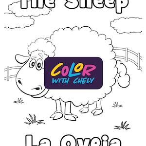 Learn Spanish With Farm Animal Coloring Pages (instant Download ...