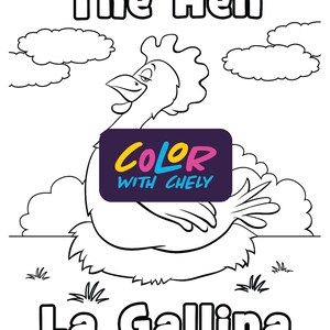 Learn Spanish With Farm Animal Coloring Pages (instant Download ...