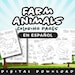 Learn Spanish With Farm Animal Coloring Pages (instant Download ...