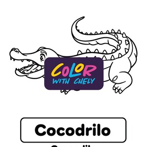 Learn Spanish With Safari Animal Coloring Pages | Aprende Español Con ...