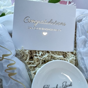 Engagement Gift Box for Couple, Engagement Gift Basket for Couple ...