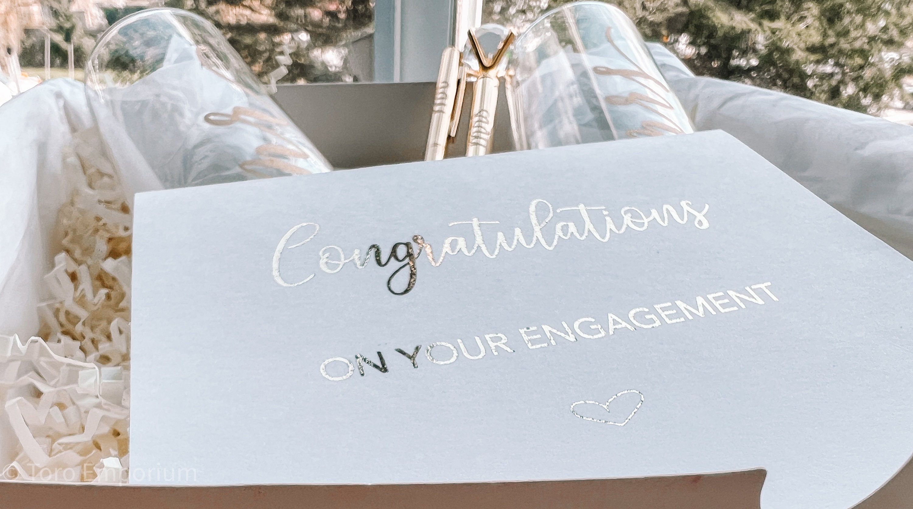 Engagement Gift Basket for Couple Engagement Gift Box - Etsy