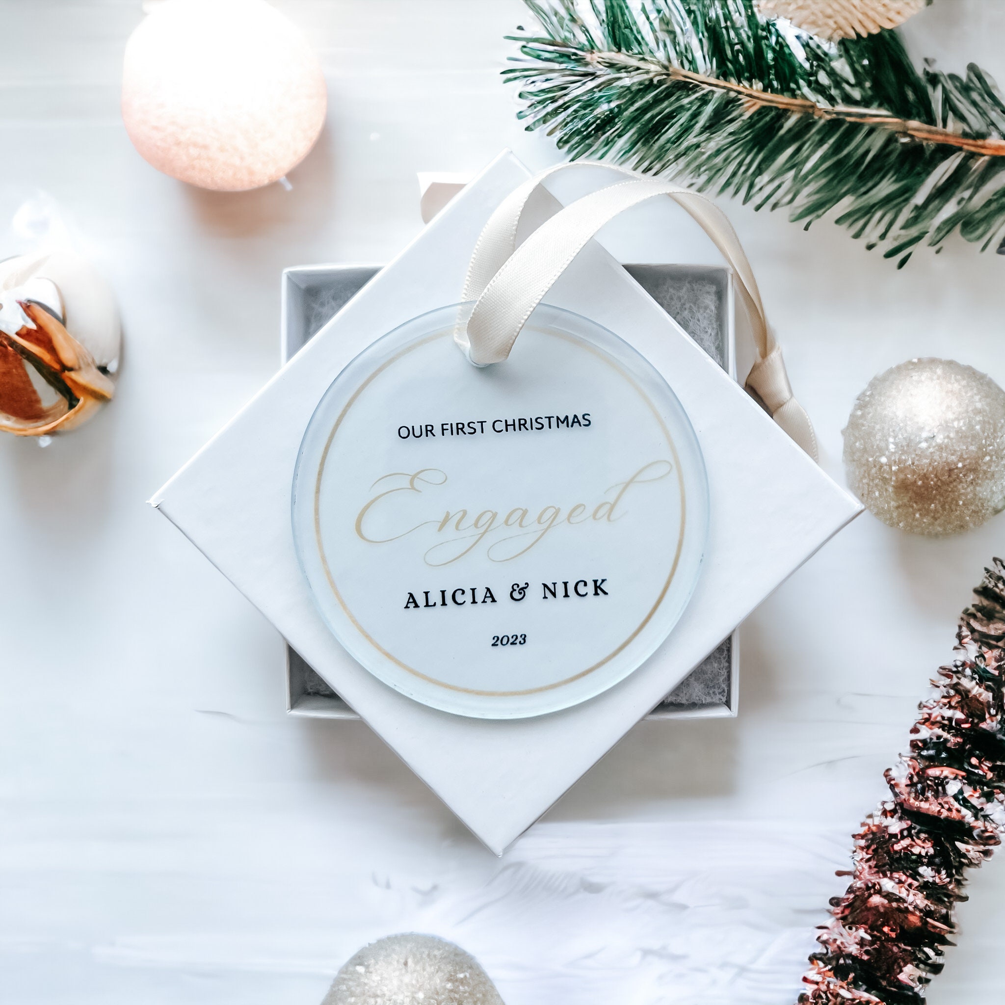 Engagement Gift Box for Couple Engagement Gift Basket for - Etsy