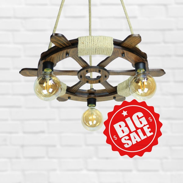 Rustic Light Fixture - Etsy