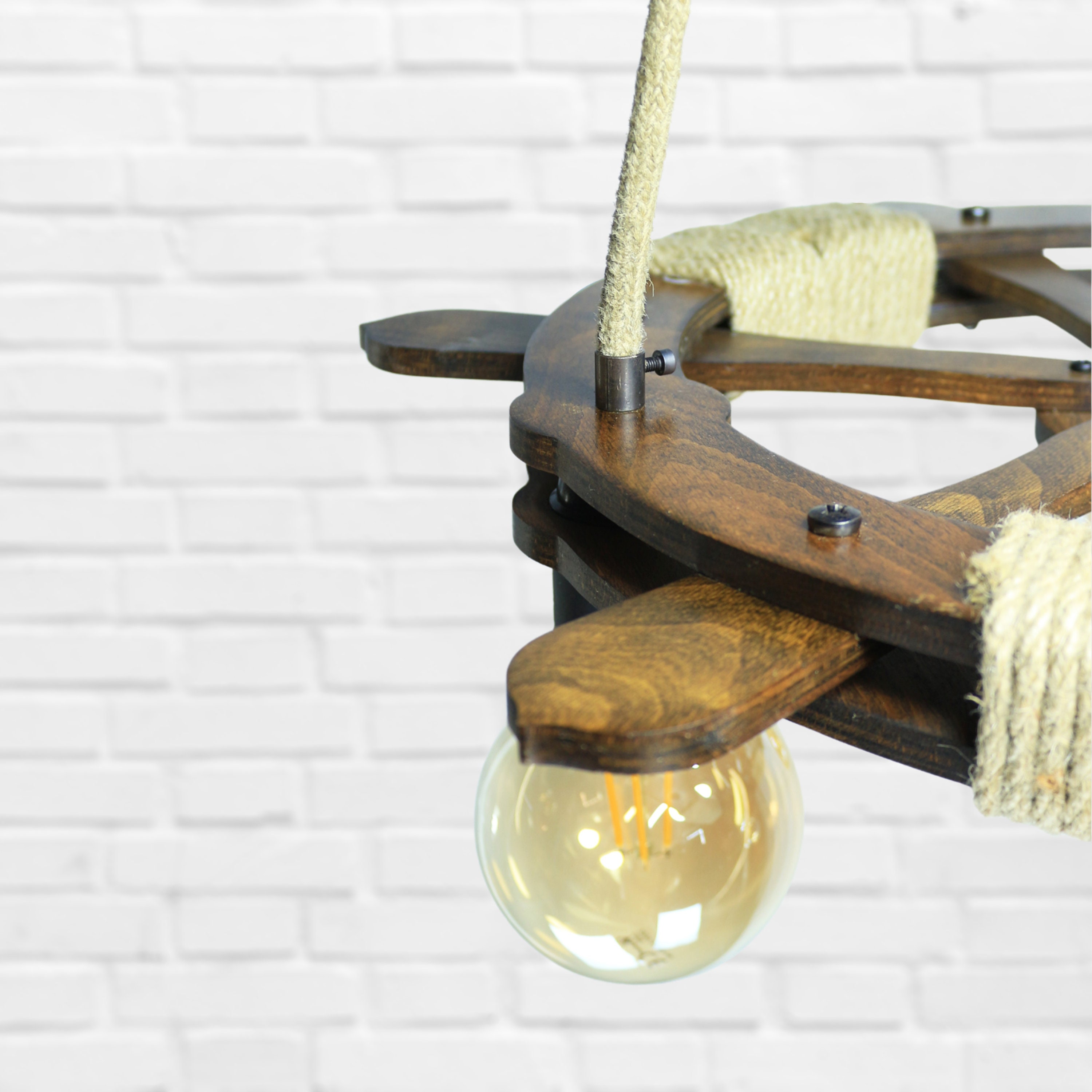 Sailor Ship Steering Wheel Pendant Light Beach Chandelier - Etsy