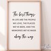 PRINTABLE the Wonderful Things You Will Be Print | Nursery Quote Print ...
