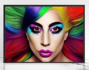 Lady Gaga Artpop Poster - Etsy UK
