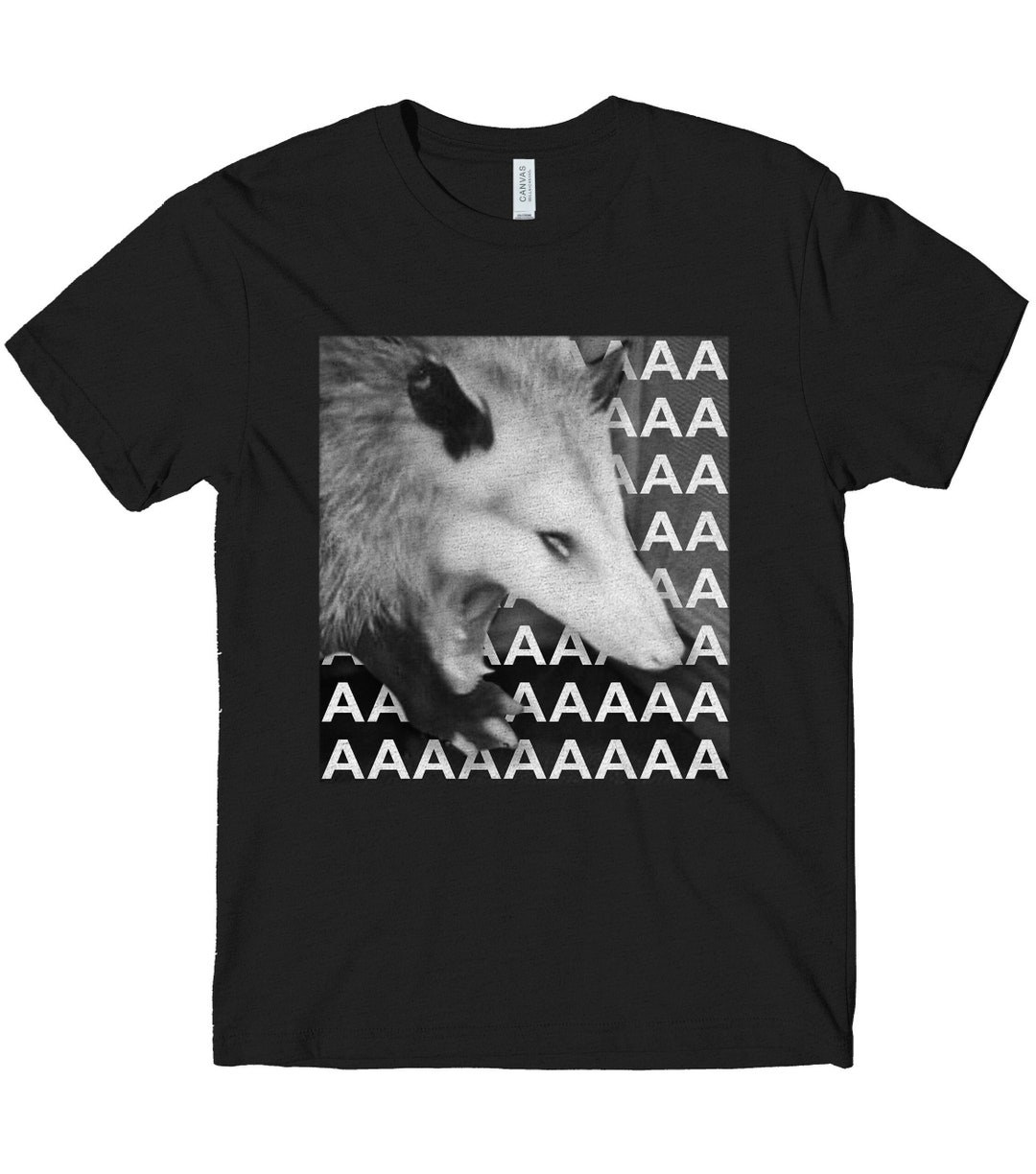 Screaming Opossum Graphic Tee - Funny Unisex T-shirt - Etsy