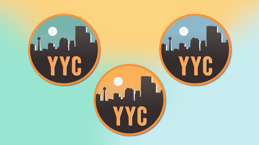YYC Sticker/logo Design 2 SVG - Etsy