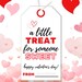 Valentine's Day Gift Tag Valentine Treat Bag Tags Happy Valentine's Day ...