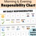 Daily Responsibility Chart for Kid's Responsibility Chore Chart ...