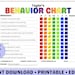 Kids Behavior Reward Chart PRINTABLE Behavior Tracker Behavior ...