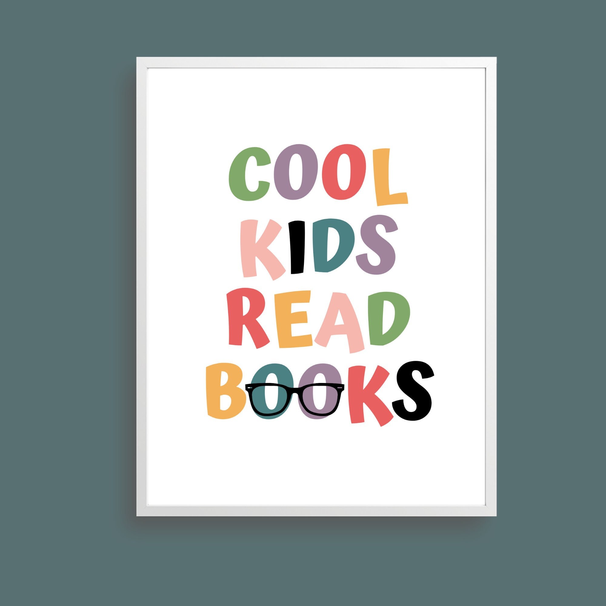 Read Books Printable, Kids Playroom Decor, Classroom Poster, Reading ...