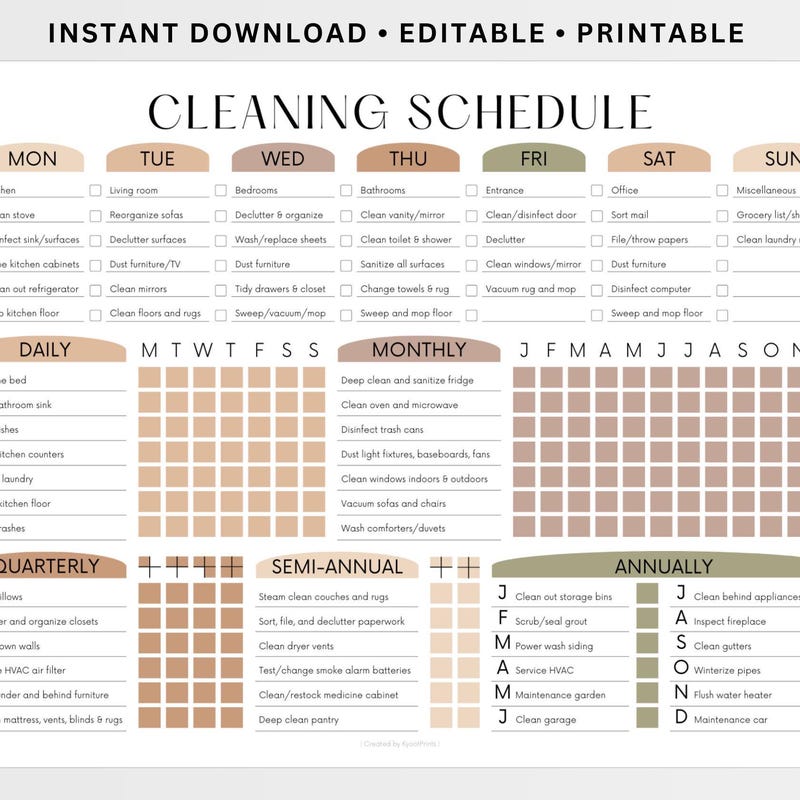 Magnetic Chore Chart Adhd - Etsy