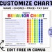 Kids Behavior Reward Chart PRINTABLE Behavior Tracker Behavior Mangement Child Behavior Log ...