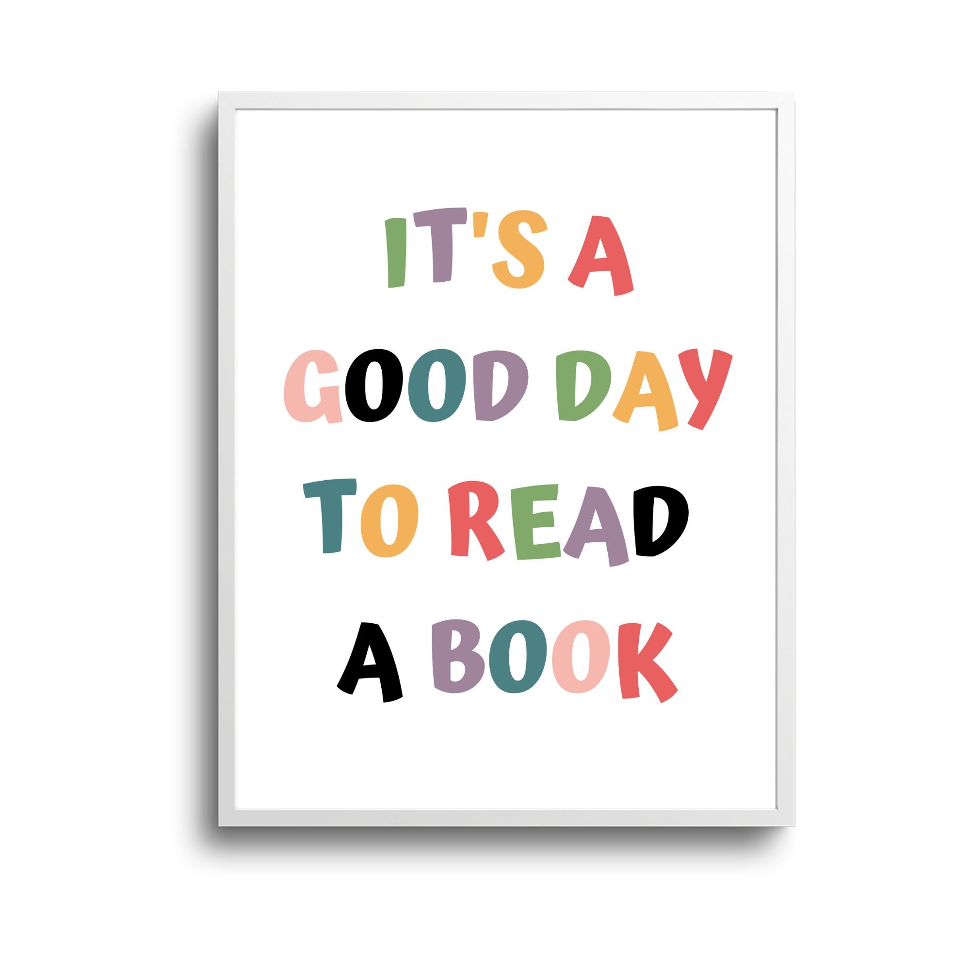 Read Books Printable, Kids Playroom Decor, Classroom Poster, Reading ...