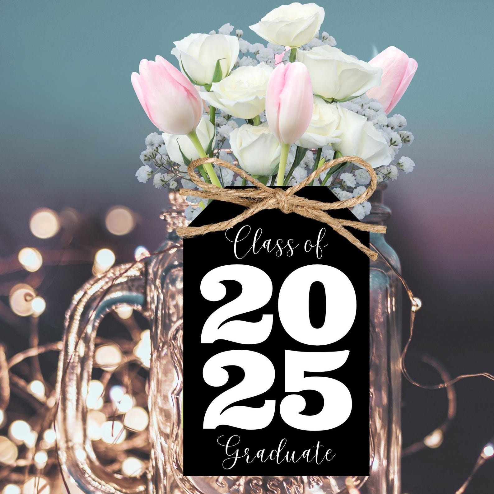 PRINTABLE Graduation Table Centerpiece Decor Graduation 2025 ...