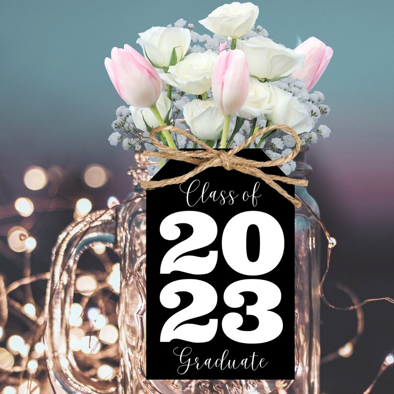 PRINTABLE Graduation Table Centerpiece Decor Graduation 2023 - Etsy