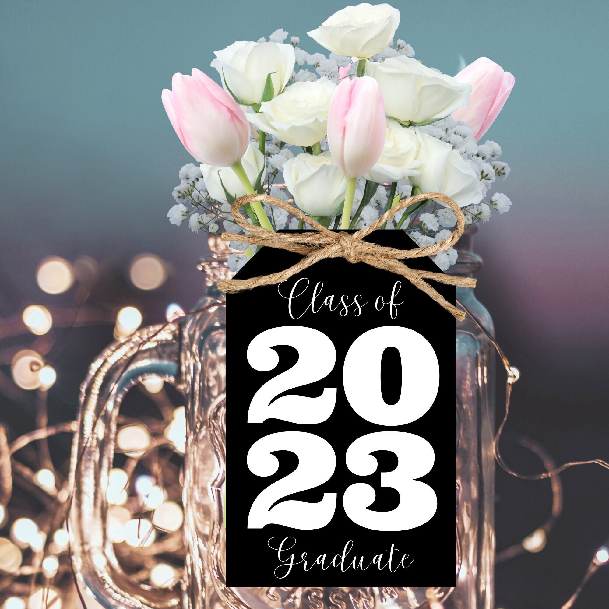PRINTABLE Graduation Table Centerpiece Decor Graduation 2023 - Etsy