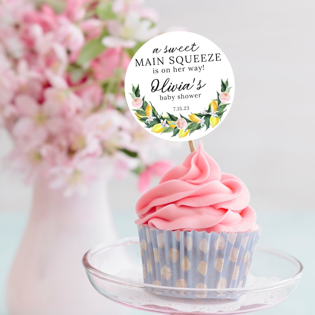 Pink Lemonade Baby Shower Decorations Baby Shower Lemon Theme Lemon ...