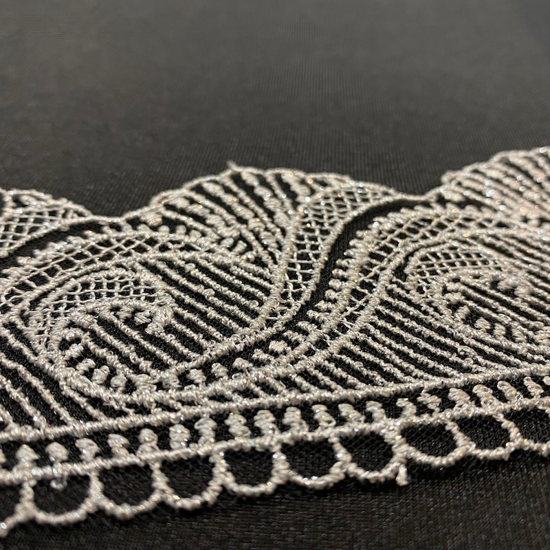 Silver Lace Trim - Etsy