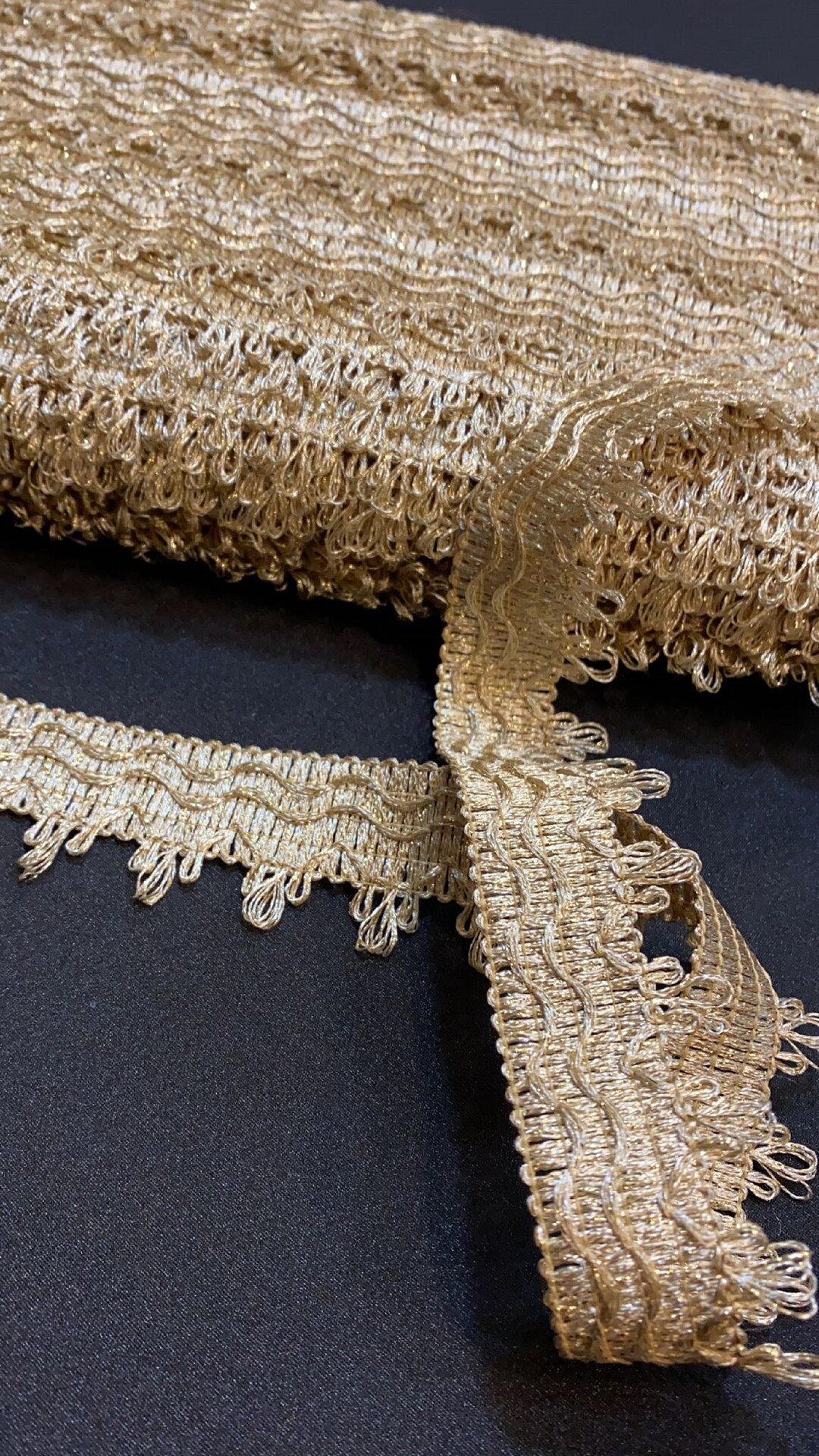 Elegant Metallic Gold Sewing Trim - Perfect for Costumes and Home ...