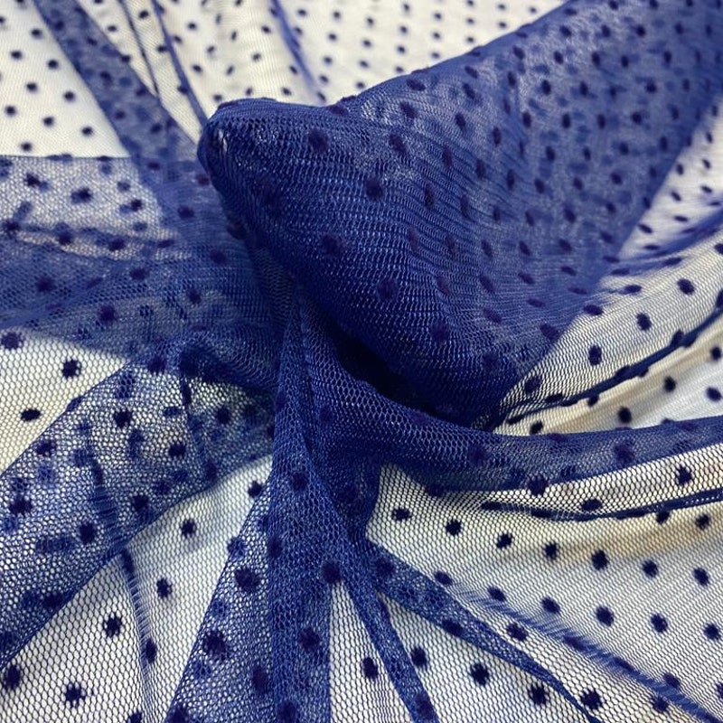 Navy Blue Polka Dot - Etsy